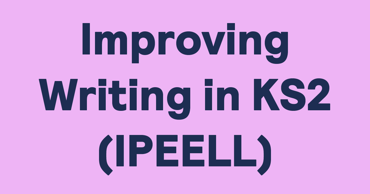 Improving Writing in Key Stage 2 | National Literacy Trust