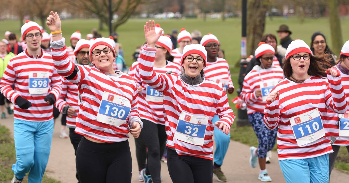 Where's Wally? Fun Run in London | National Literacy Trust